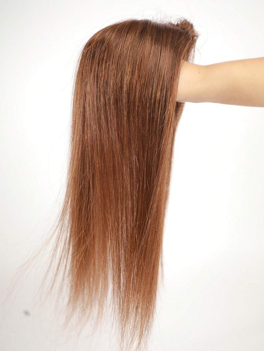 Topper de pelo humano con base de encaje atada a mano y base ...