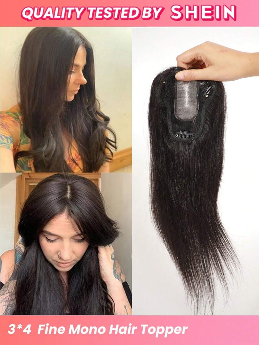 Tapa de cabello humano con base de encaje completamente realizada a ...