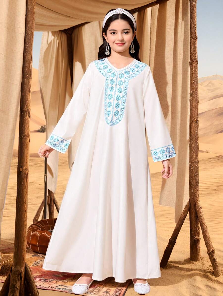 Tween Girl Long Dress/Robe | SHEIN USA