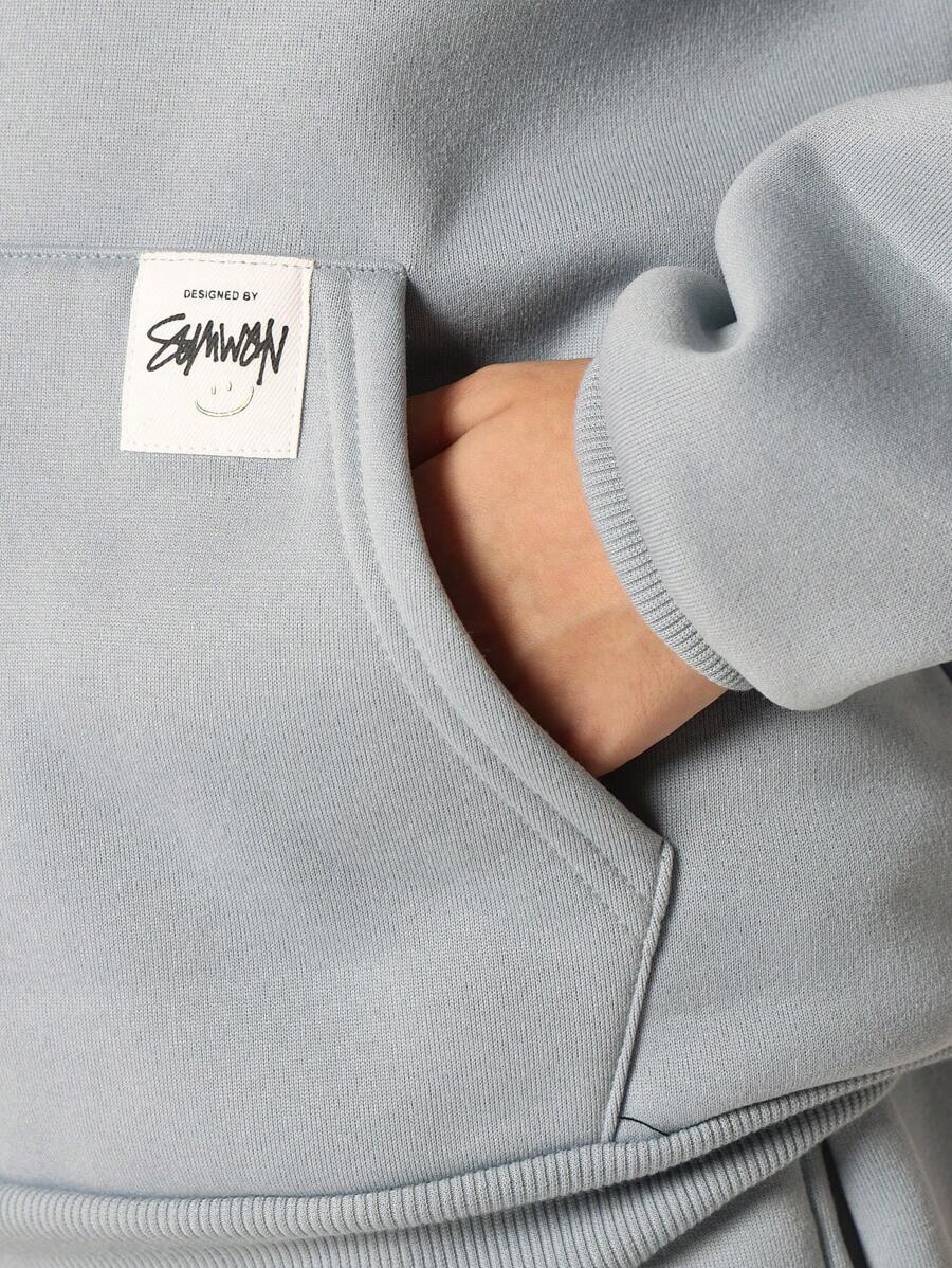 SUMWON Ensemble 2 pièces avec sweat-shirt à capuche ample et pantalon ...