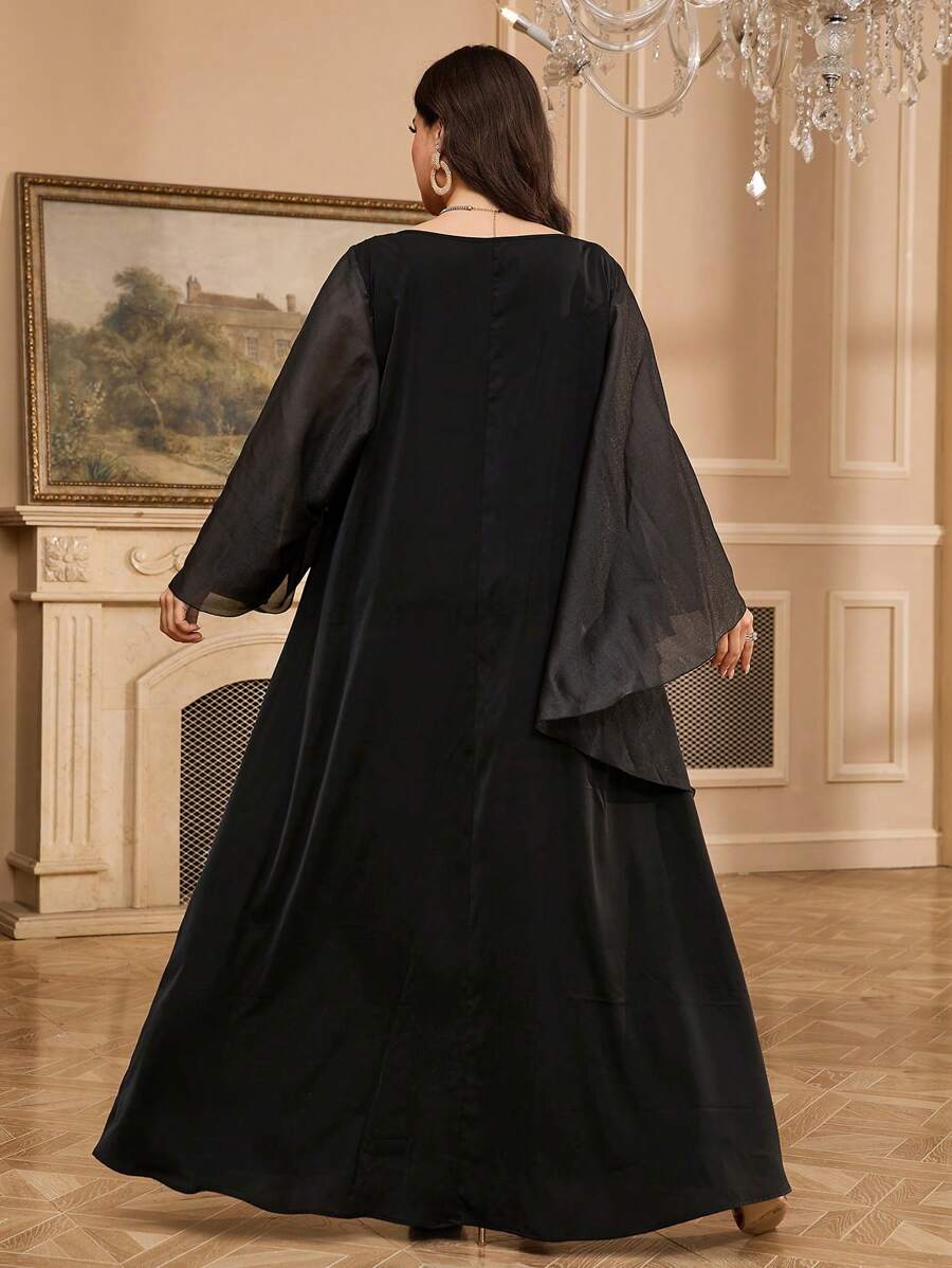 SHEIN Najma Plus Size Women's Turkish Style & Arabic Traditional Maxi ...