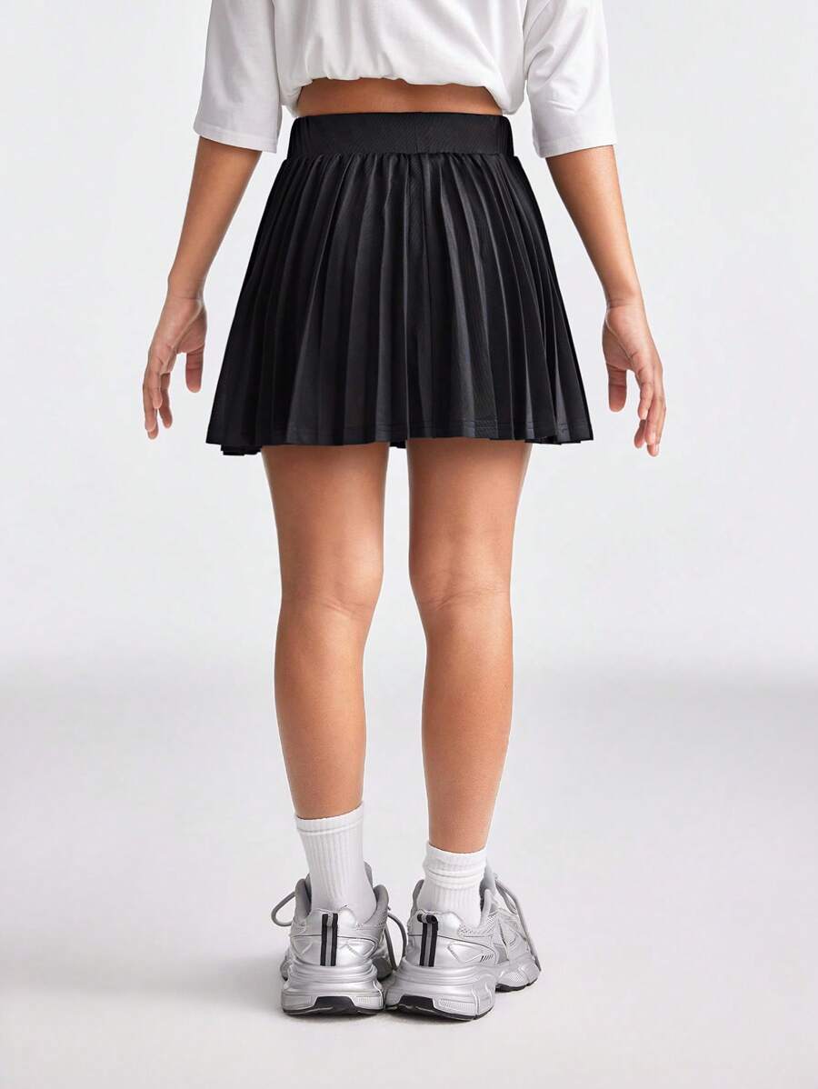 Coolane Tween Girls Spring/Summer Solid Color Pleated Skirt,Cute Skirts ...