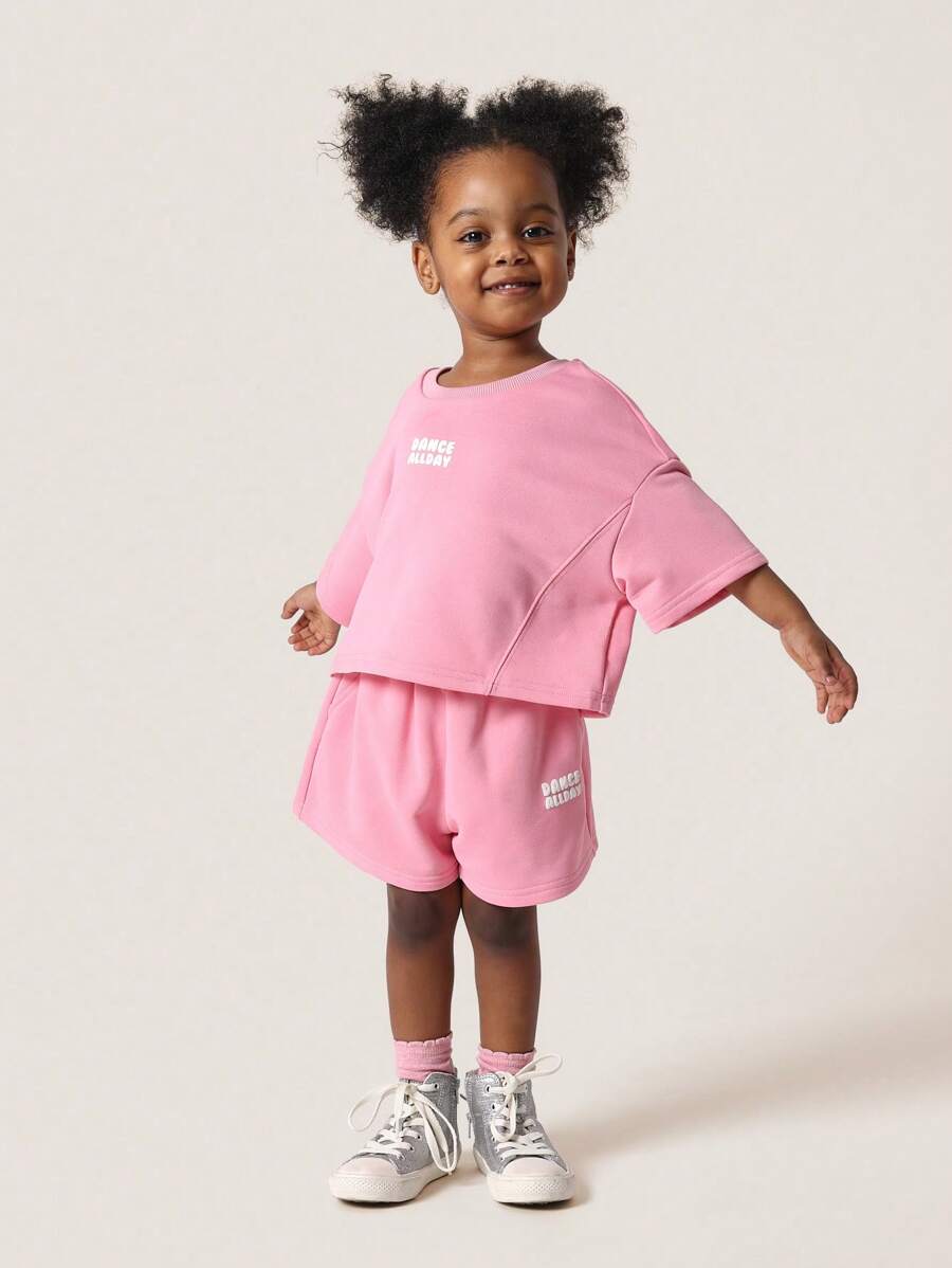 SUMWON Young Girls Comfy Dance Allday Set | SHEIN UK