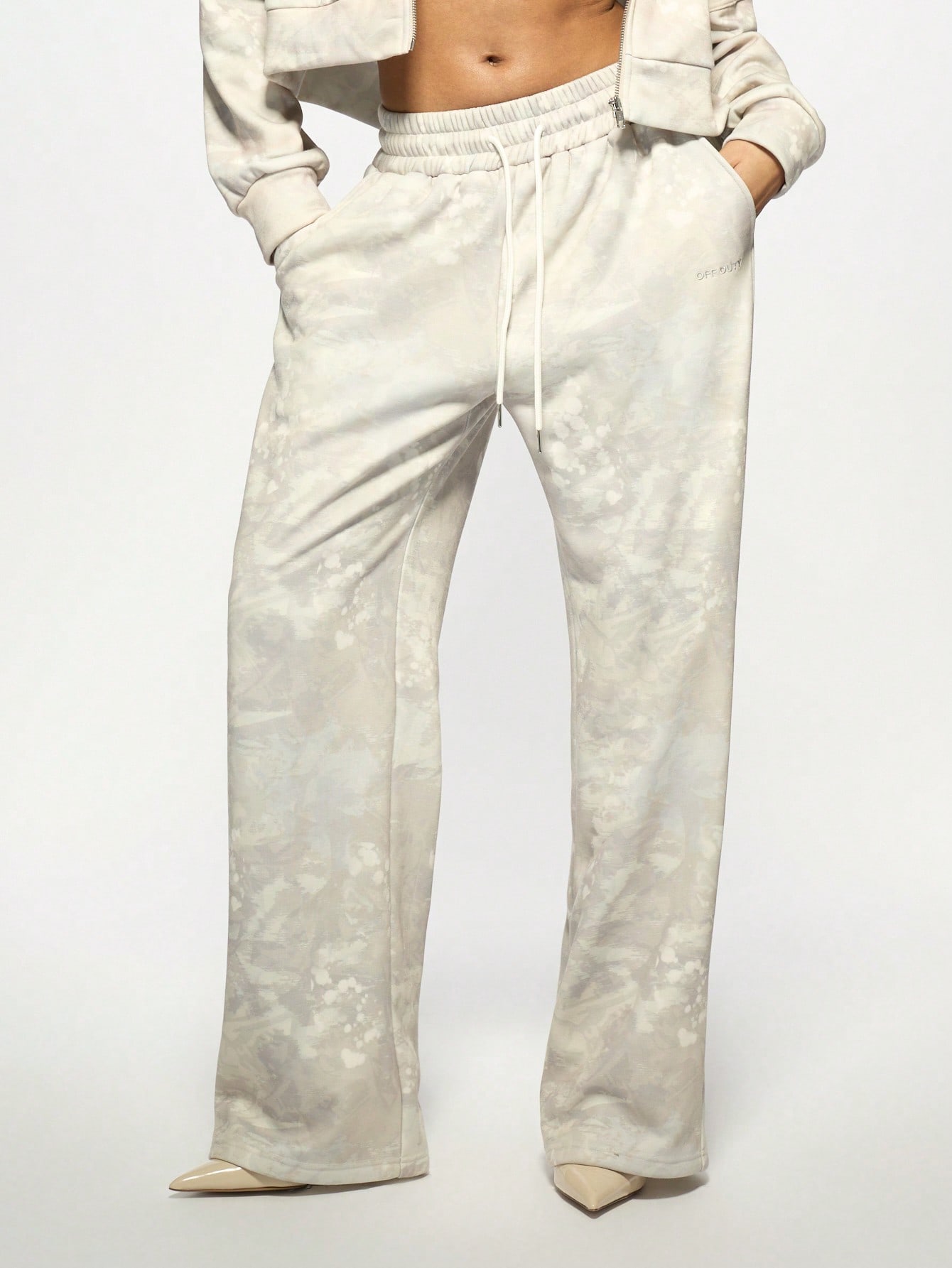 Tie-Dye Print Loose Fit Jogger Sweatpants With Drawstring Waist｜MISSGUIDED