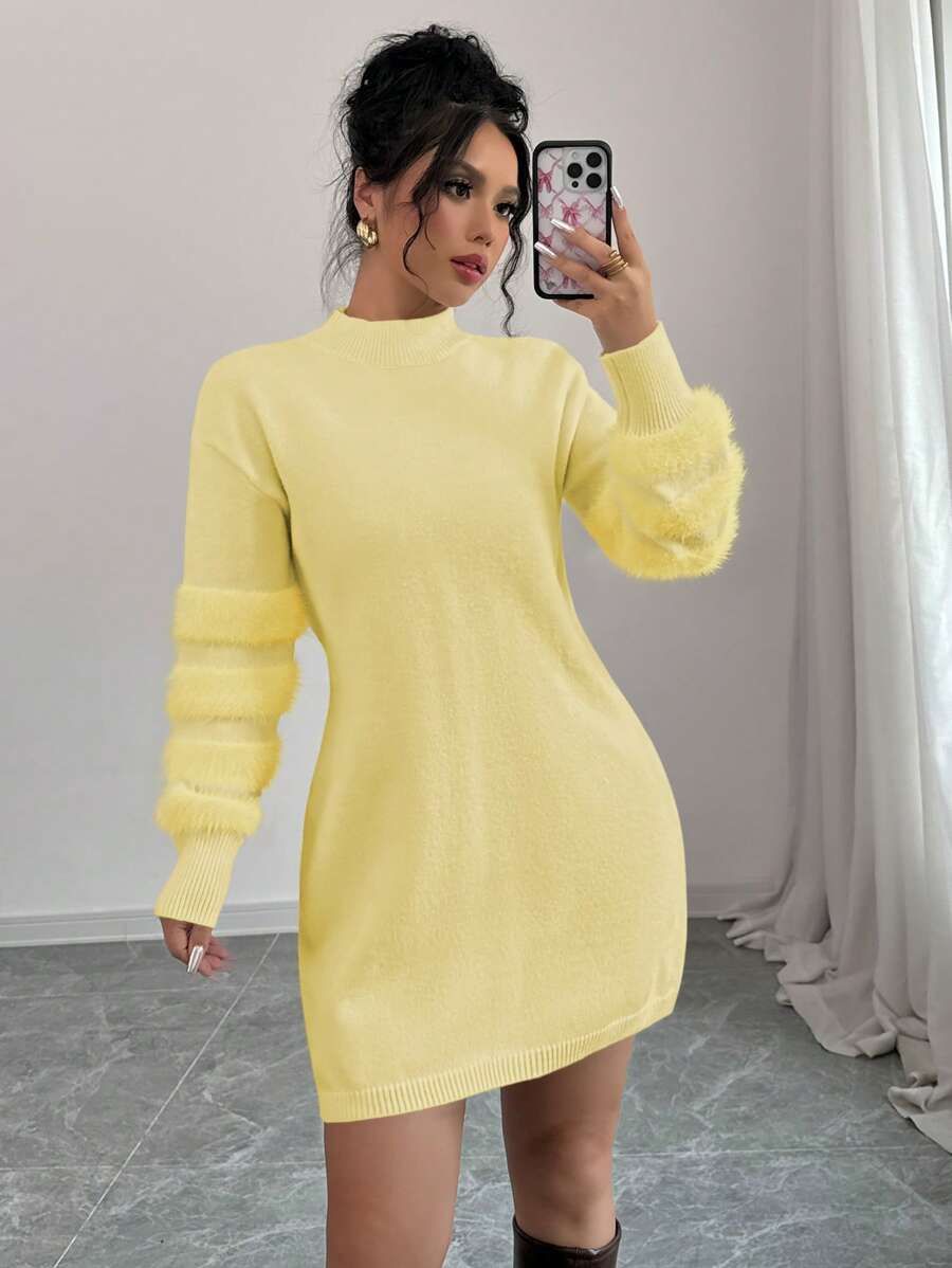 Elenzga Women Casual Solid Color Stand Collar Drop Shoulder Loose ...