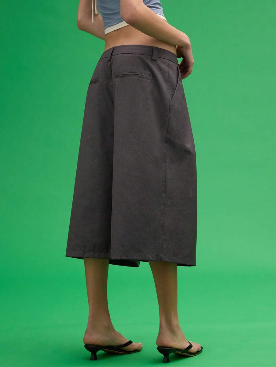 COUREZ Tailored Regular Fit Jorts | SHEIN EUR