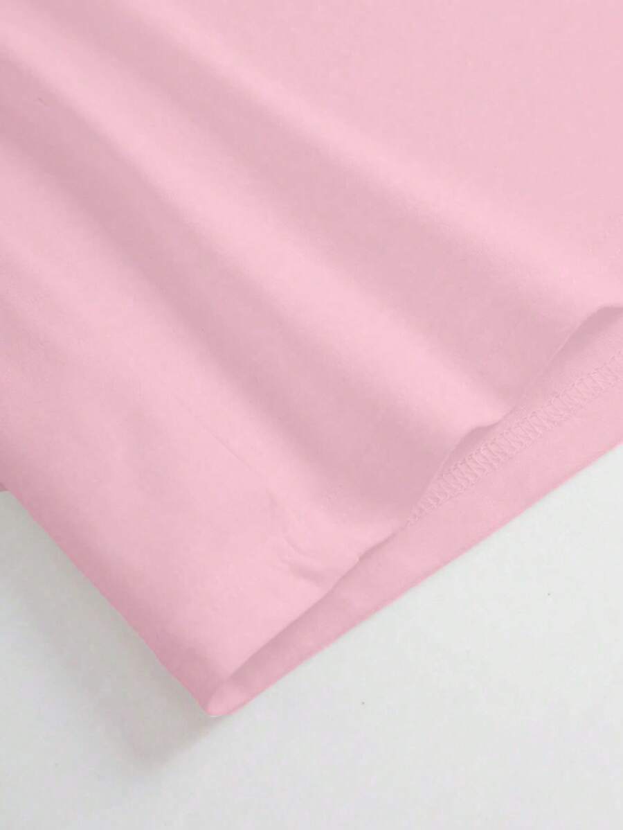 SHEIN LUNE Plus Size Cute Easter Bunny & Pink Bow Graphic T-Shirt Top ...