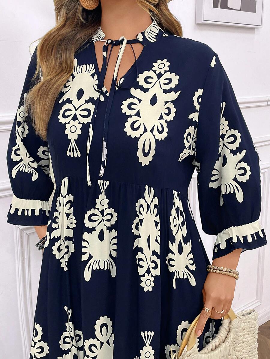 SHEIN LUNE Plus Size Western Style Casual Vacation Music Festival ...