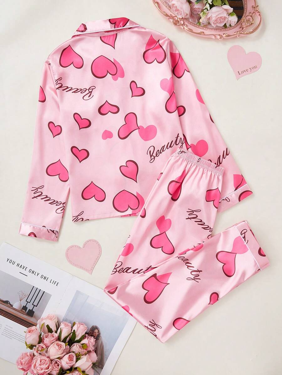 SHEIN Valentine's Day Tween Girl And Teenage Tween Girls Red & White ...