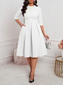 SHEIN Lady Spring, Summer, Autumn And Winter Elegant Office Party New ...