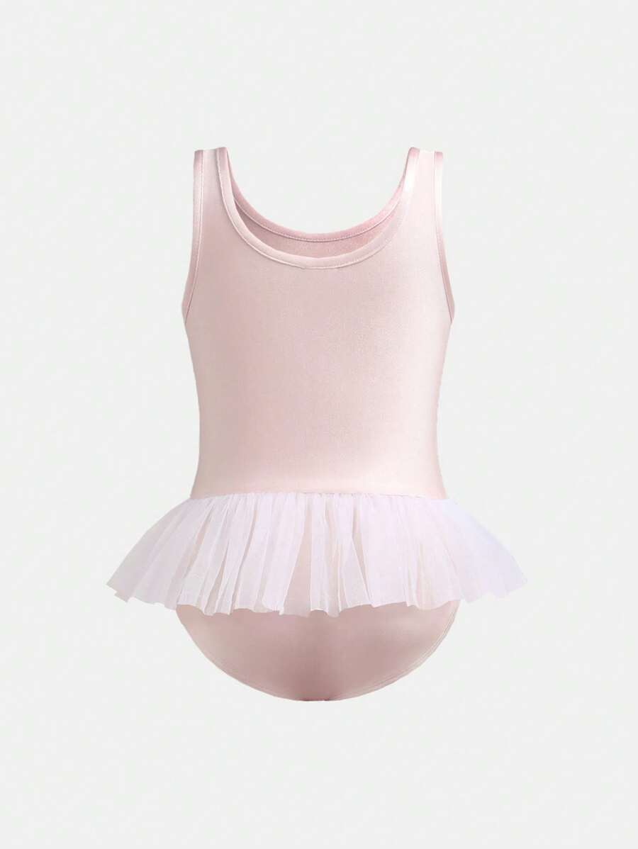 SHEIN Girls Stretchy Skin-Friendly Soft Activewear Jumpsuit, Sweet ...