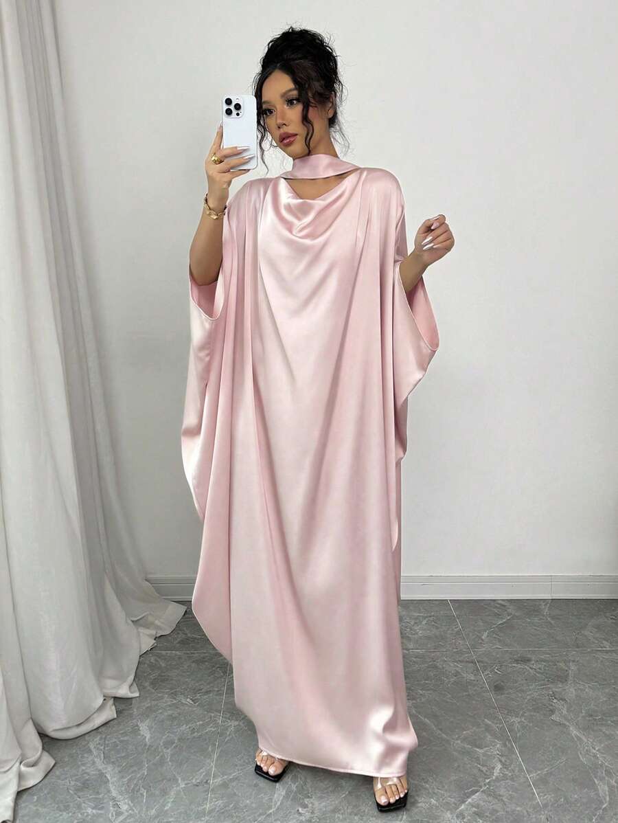 Elenzga Elegant High-Quality Loose Flare Collar Long Flaring Sleeves ...