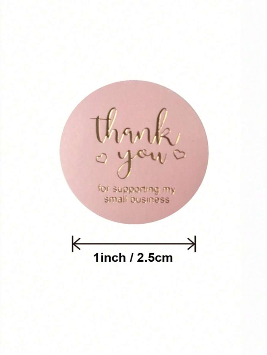 SHEIN 500pcs Thank You Stickers For Supporting My Small Business Seal ...