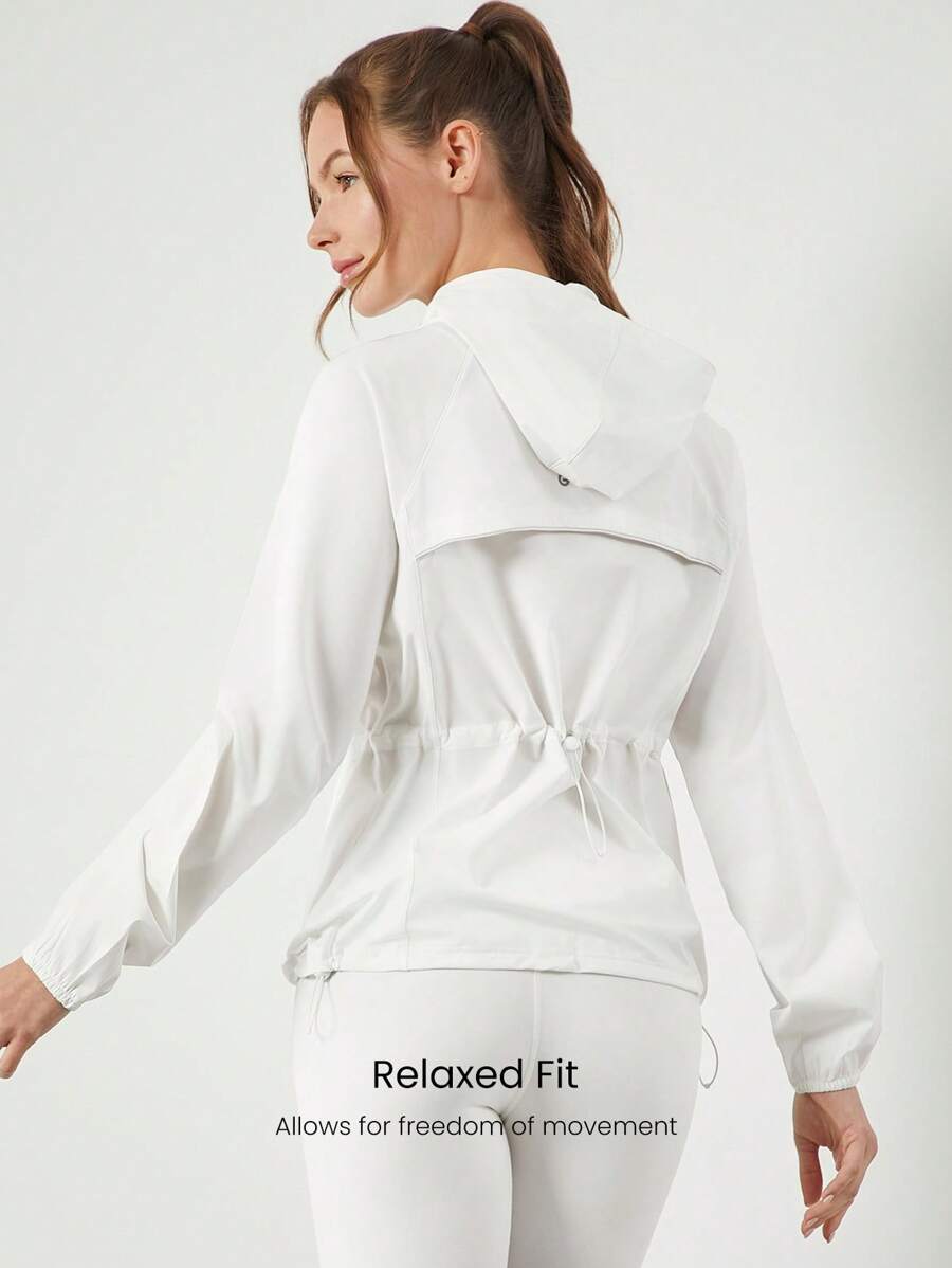 GLOWMODE Running Light Waterproof Relaxed Fit Adjustable Waist Hooded ...