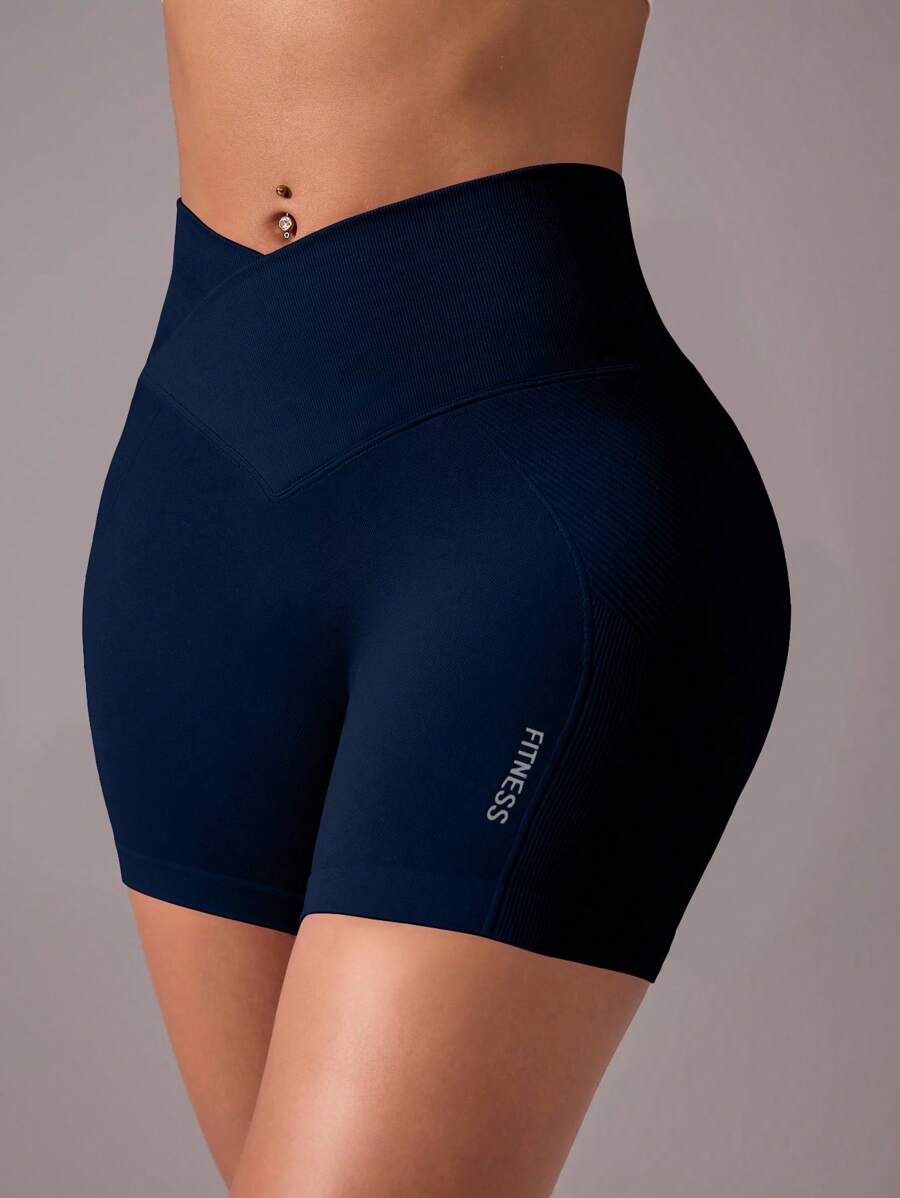 Easithlete Seamless High Elasticity Criss-Cross Waist Yoga Sports ...