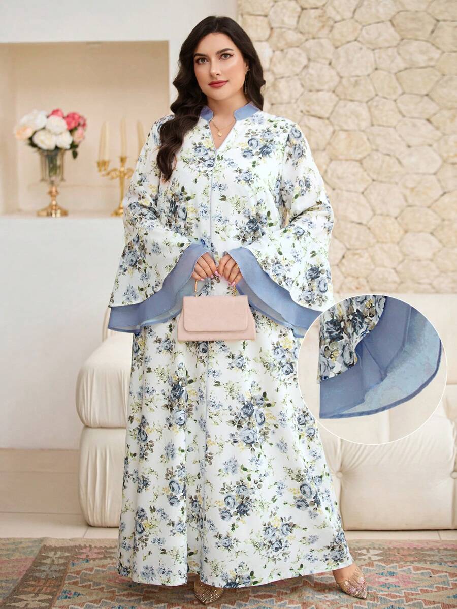 Al Najma Plus Size Women's Turkish & Arabian Traditional Maxi Dress ...