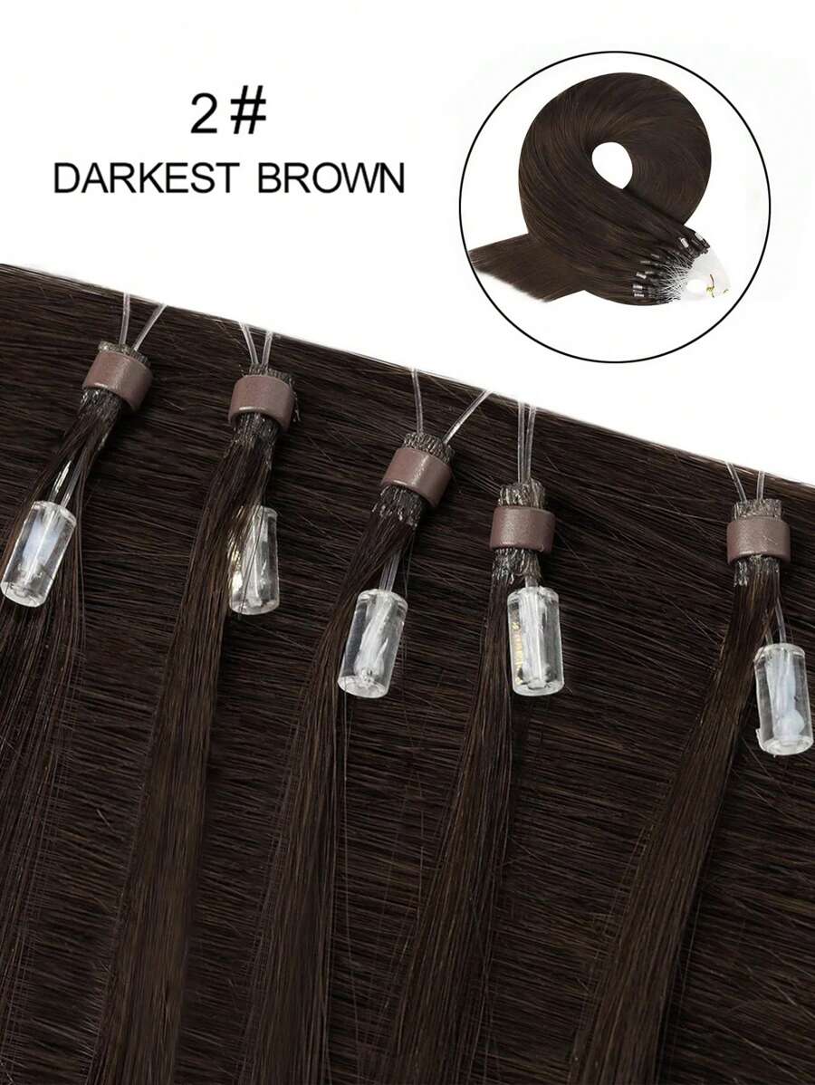 Micro Link Hair Extensions Human Hair Micro Loop Hair Cold Fusion 40 ...