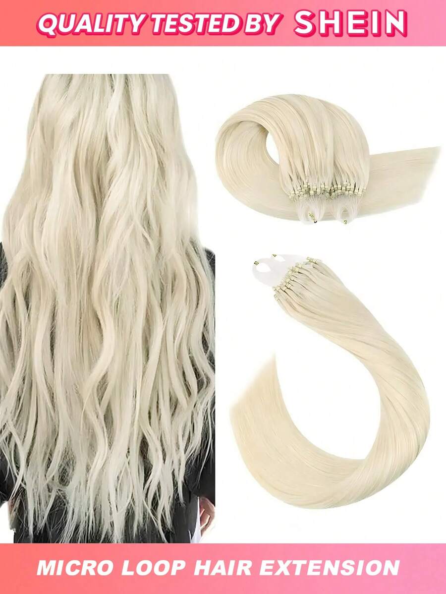 Micro Link Hair Extensions Human Hair Micro Loop Hair Cold Fusion 40 ...