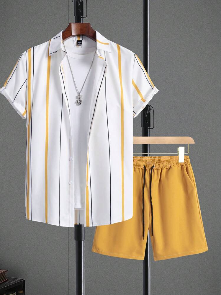 men summer clothes set