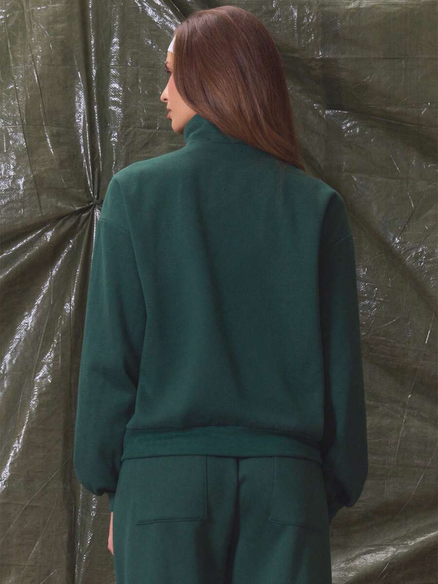 Musera Sport High Neck Boxy Fit Trackjack met rits Musera Sport Active ...