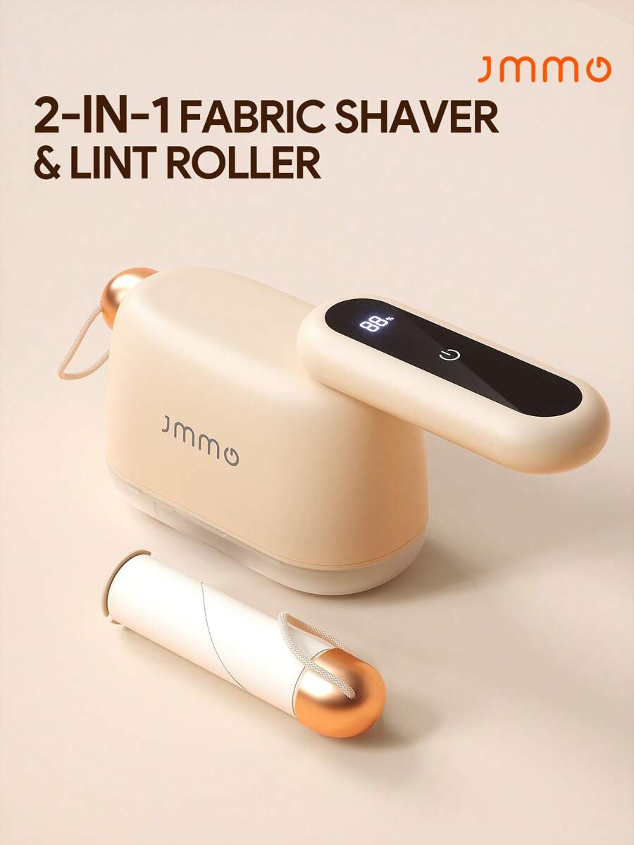 JMMO Fabric Shaver Built-In Stick,Electric Lint Remover,Rechargeable ...