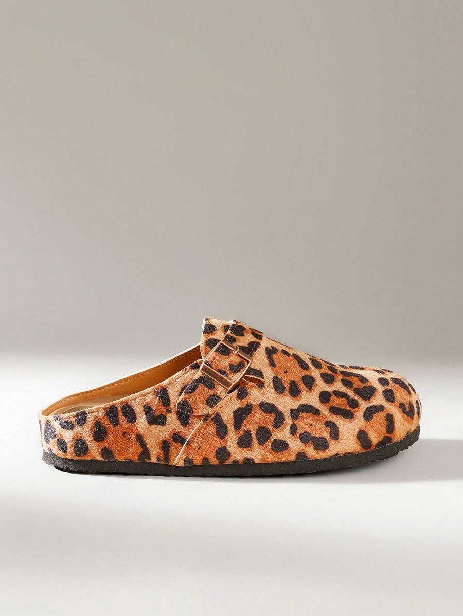 Solecia Women's Fashionable Leopard Print Flat Shoes | SHEIN USA