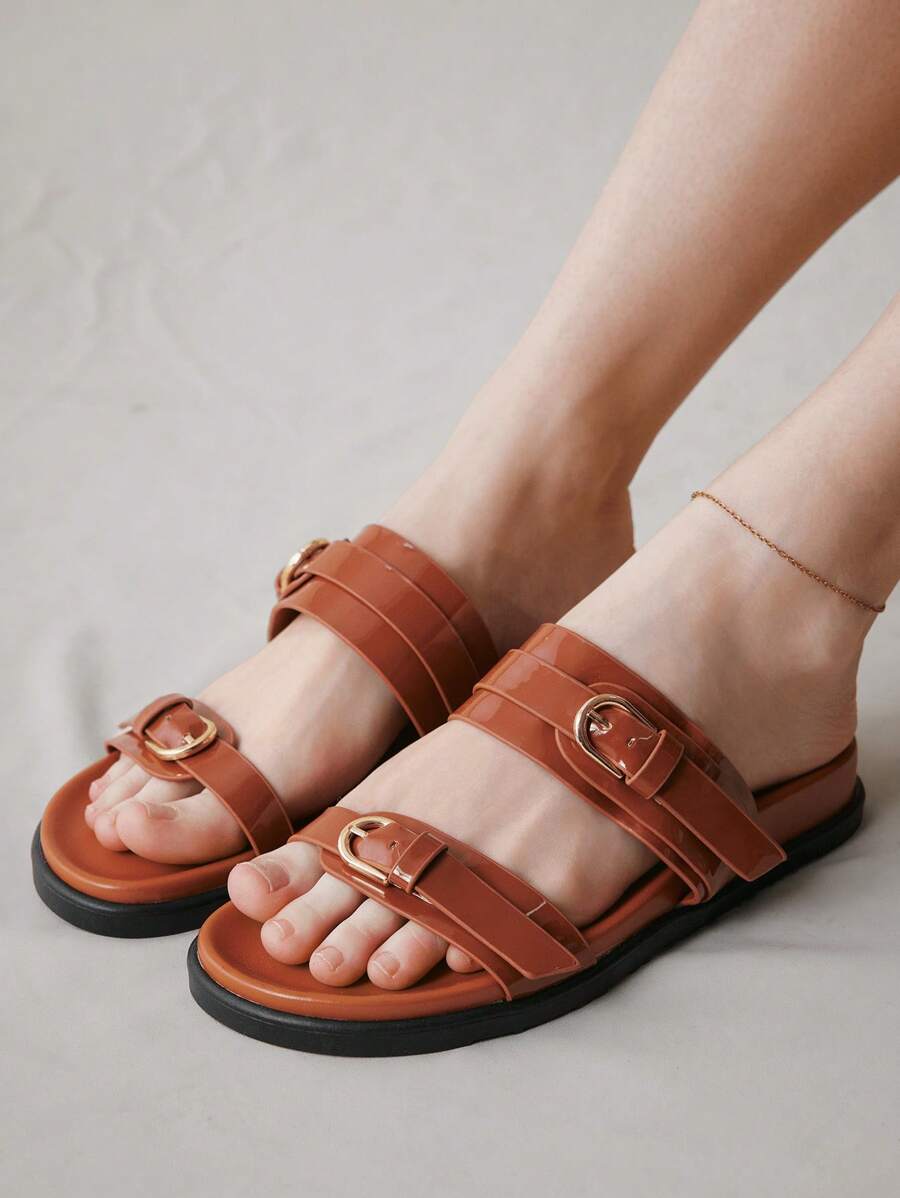 Solecia New Summer Fashion Versatile Women Flat Sandals | SHEIN USA