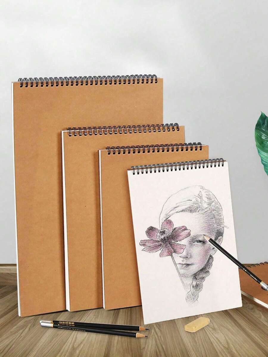 SHEIN 160 Sheets A4/A5 Thick Sketchbook For Drawing, Sketch Book Art ...