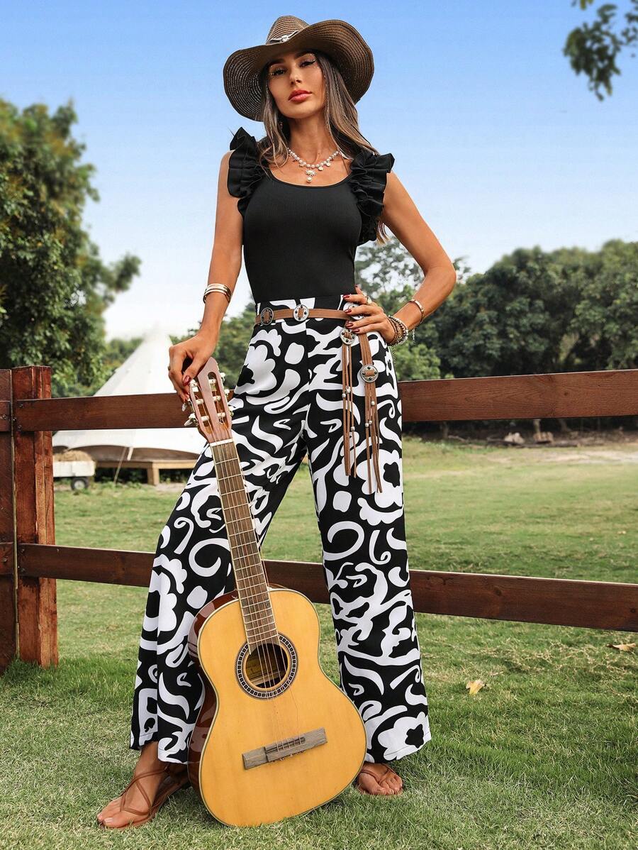 SHEIN LUNE Rave Outfits Concert Outfit Women Country Concert Outfit ...