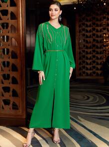 Layrah Turkish Thobe, Traditional Arabic Long Robe | SHEIN USA