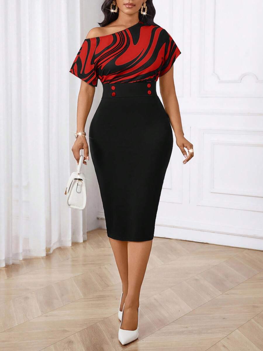 SHEIN Lady Abiti eleganti da ufficio, feste e Capodanno per signore ...