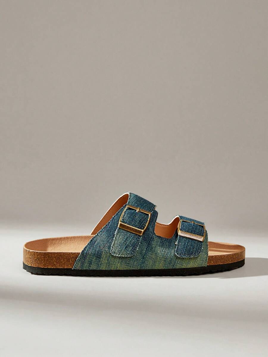 Solecia Women's Fashionable Brown Open Toe Casual Adjustable Strappy ...