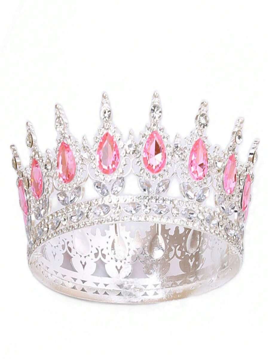 SHEIN Crown Cake Topper Set Princess Silver Crowns For Flower Bouquets ...