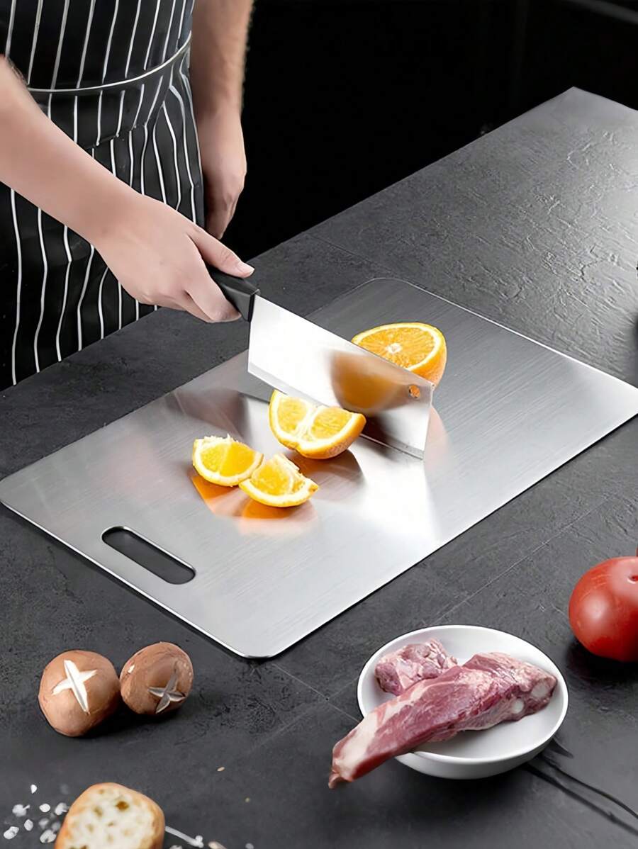 SHEIN 304 Stainless Steel Cutting Boards Taima Titanium Cutting Board ...