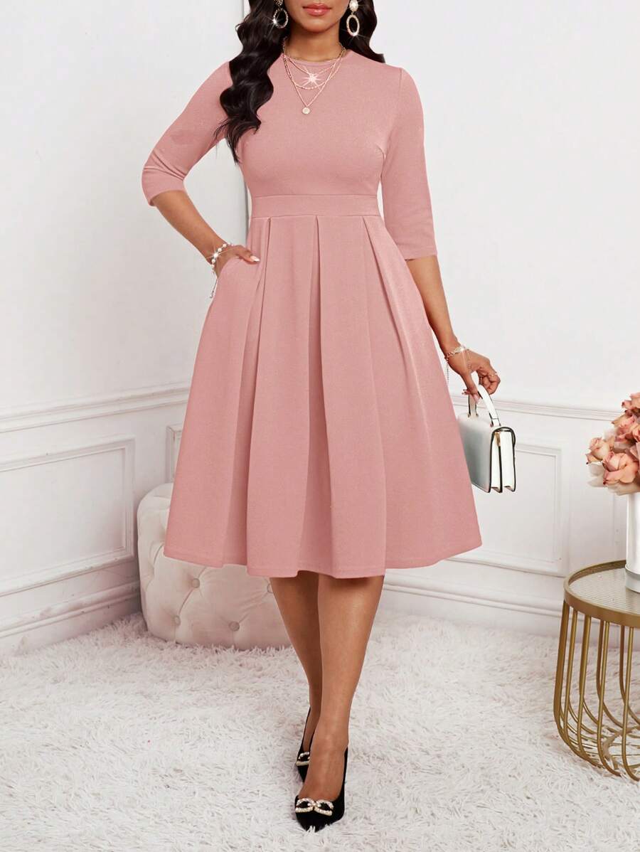 SHEIN Lady Spring, Summer, Autumn And Winter Elegant Office Party New ...