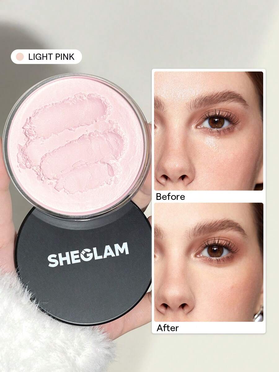 SHEGLAM Baked Glow Setting Powder-Light Pink Oil Control Loose Setting ...