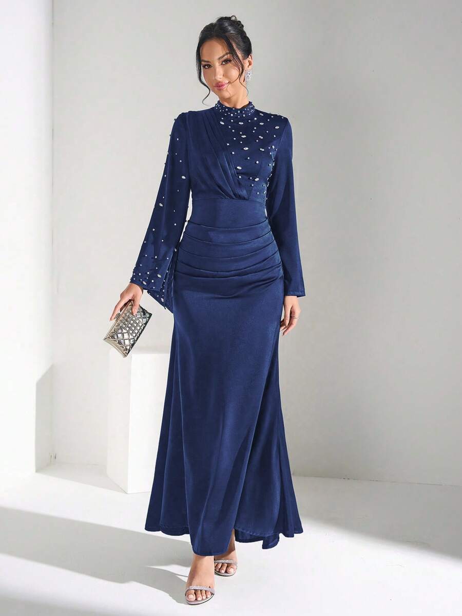 Coutiva Luxury Banquet Formal Dress With Crystal Inlays, High-End ...