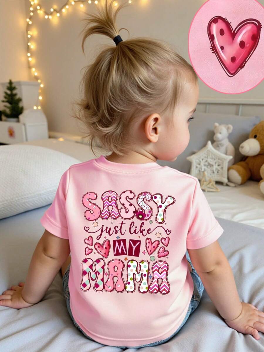 SHEIN Playful Pals Baby Girls' Casual Fashion Creative Cartoon Cute ...