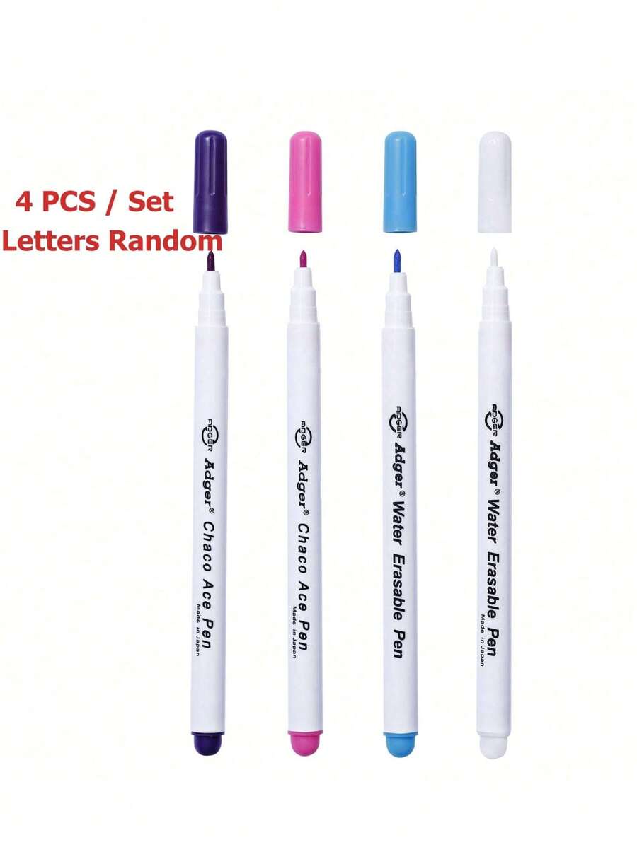SHEIN Erasable Pen Water-Soluble Inks Fabric Marker Pen Cross Stitch ...