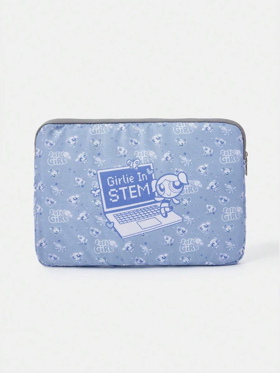 THE POWERPUFF GIRLS X SHEIN Cute Bubbles Pattern Laptop Sleeve Bag ...