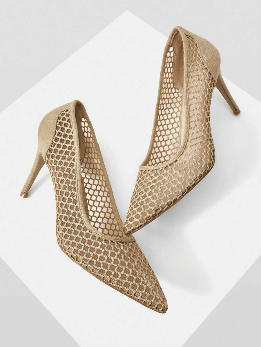 MOTF PREMIUM TACONES DE AGUJA DE PUNTA FINA CON EMPEINE DE TELA DE ...