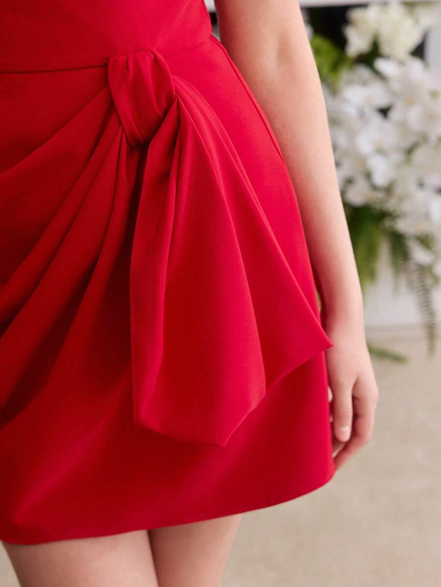 MOTF Soiréza VESTIDO CÓCTEL PLISADO Y PLEGADO | Moda de Mujer | SHEIN ...