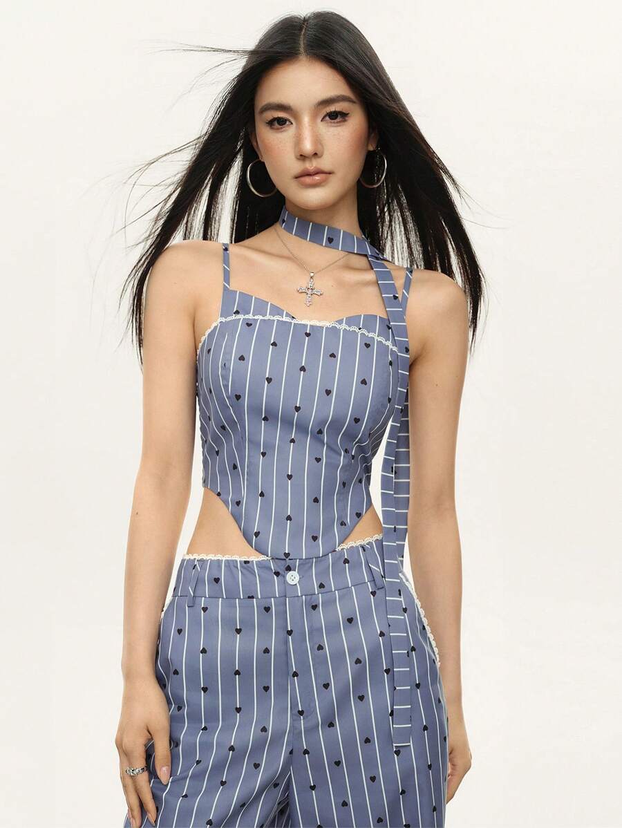 Rina Fox 2pcs Women Business Casual Camisole Top And Suit Pants Set ...