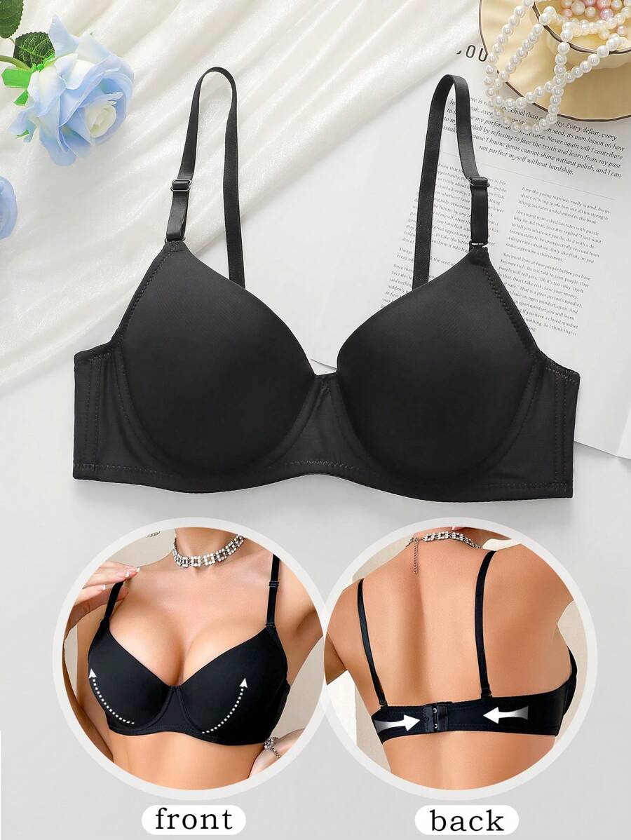 Solid Underwire Bra | SHEIN USA