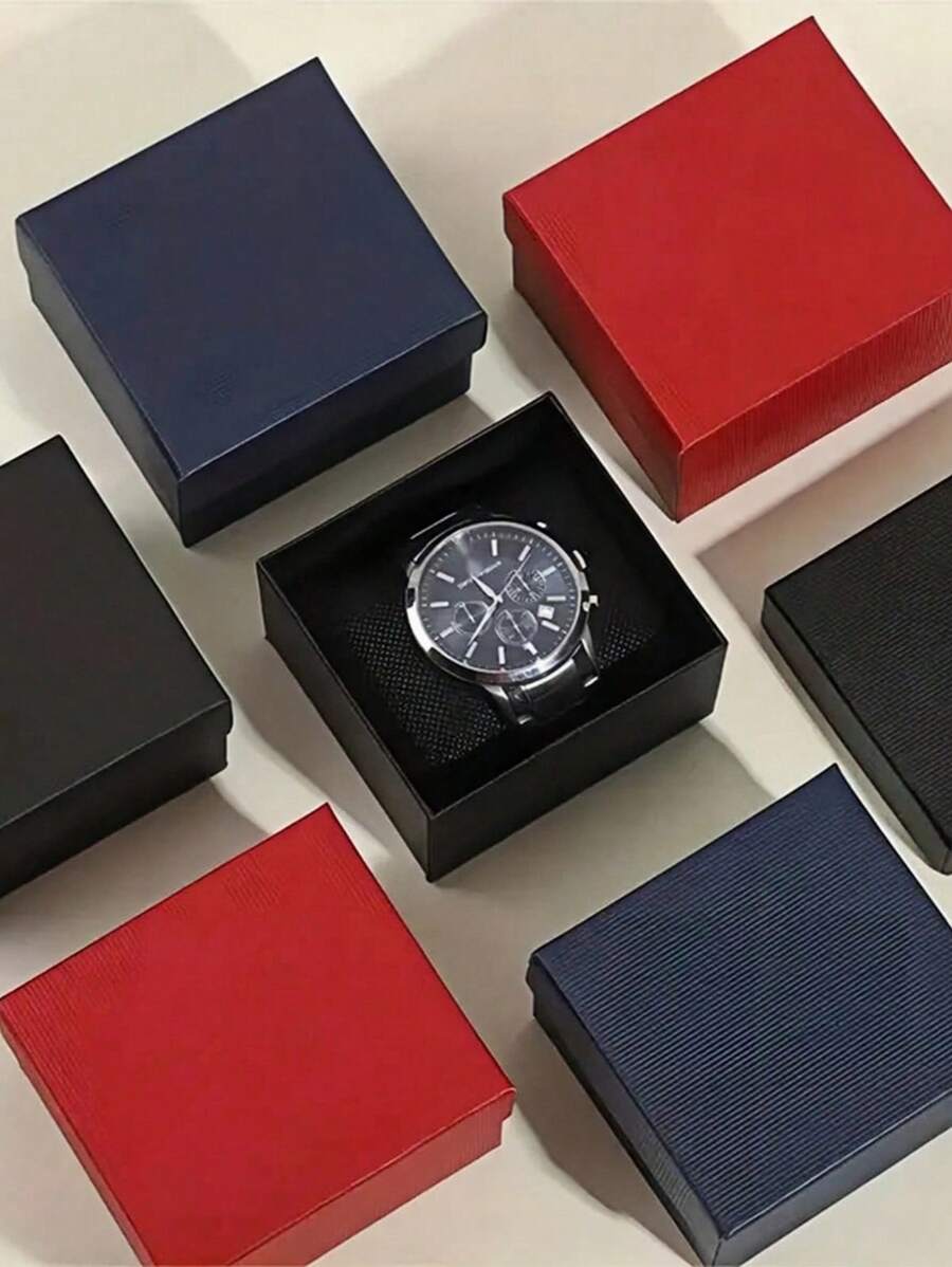 10pcs Paper Watch Box 8.6x7.9x5.2cm Cardboard Gift Box Watches Holder ...