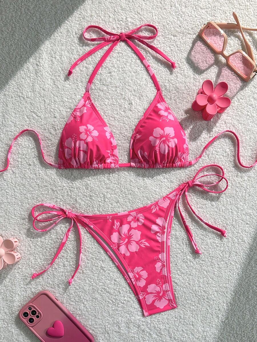 Floral Print Tankini Swimsuit For Summer Beach Vacation for Sale ...