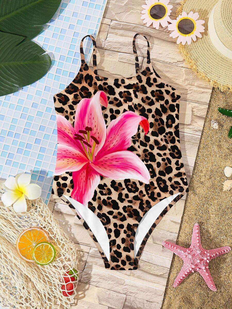 SHEIN Leopard Print, Hibiscus, Ixora, Beach Vacation, #Coconutgirl ...