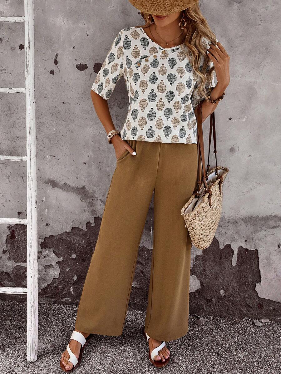 EMERY ROSE Conjunto de dos piezas de ropa de verano para mujeres, ropa ...