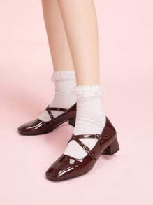 CUCCOO DOLLMOD Tacones de plataforma tipo Mary Jane retro para mujer ...