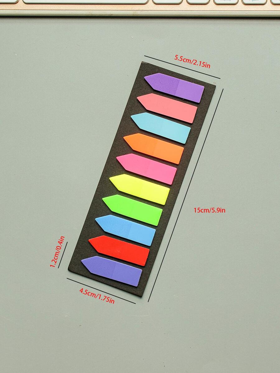 200pcs Page Markers Sticky Index Tabs, Transparent Sticky Notes,Morandi ...